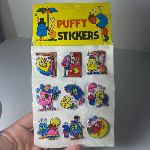 Other | Vintage Puffy Stickers From The 8s | Poshmark
